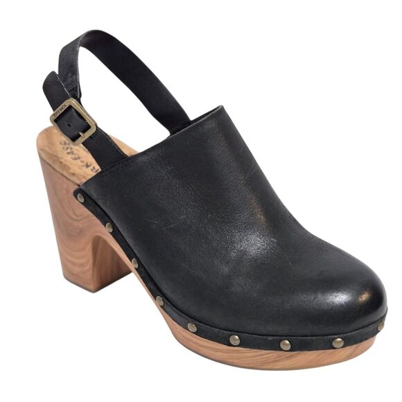 Kork-Ease | Shoes | Korkease Darby Leather Slingback Clogs Heel Studded ...